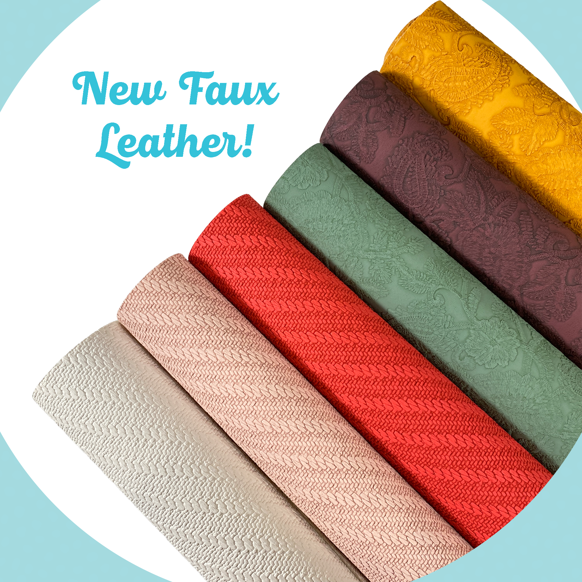 Faux Leather – Blue Calla Patterns
