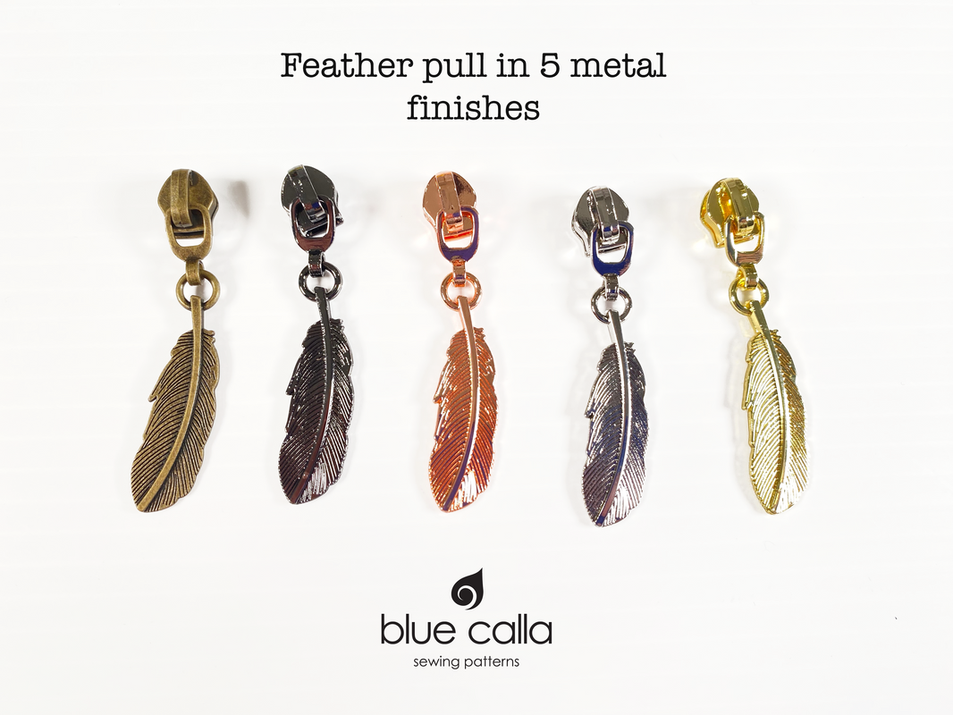 Zipper Pulls – Blue Calla Patterns